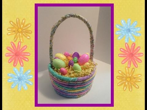Diy Basket | DIY Easter Basket | How to make a DIY Rope Basket (No Sew ...