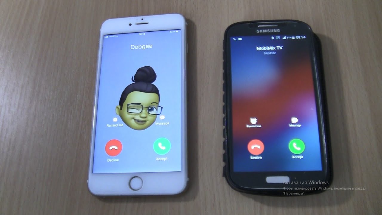iPhone 6s plus Gold incoming call +ios 14 fake on Samsung Galaxy S4 ...