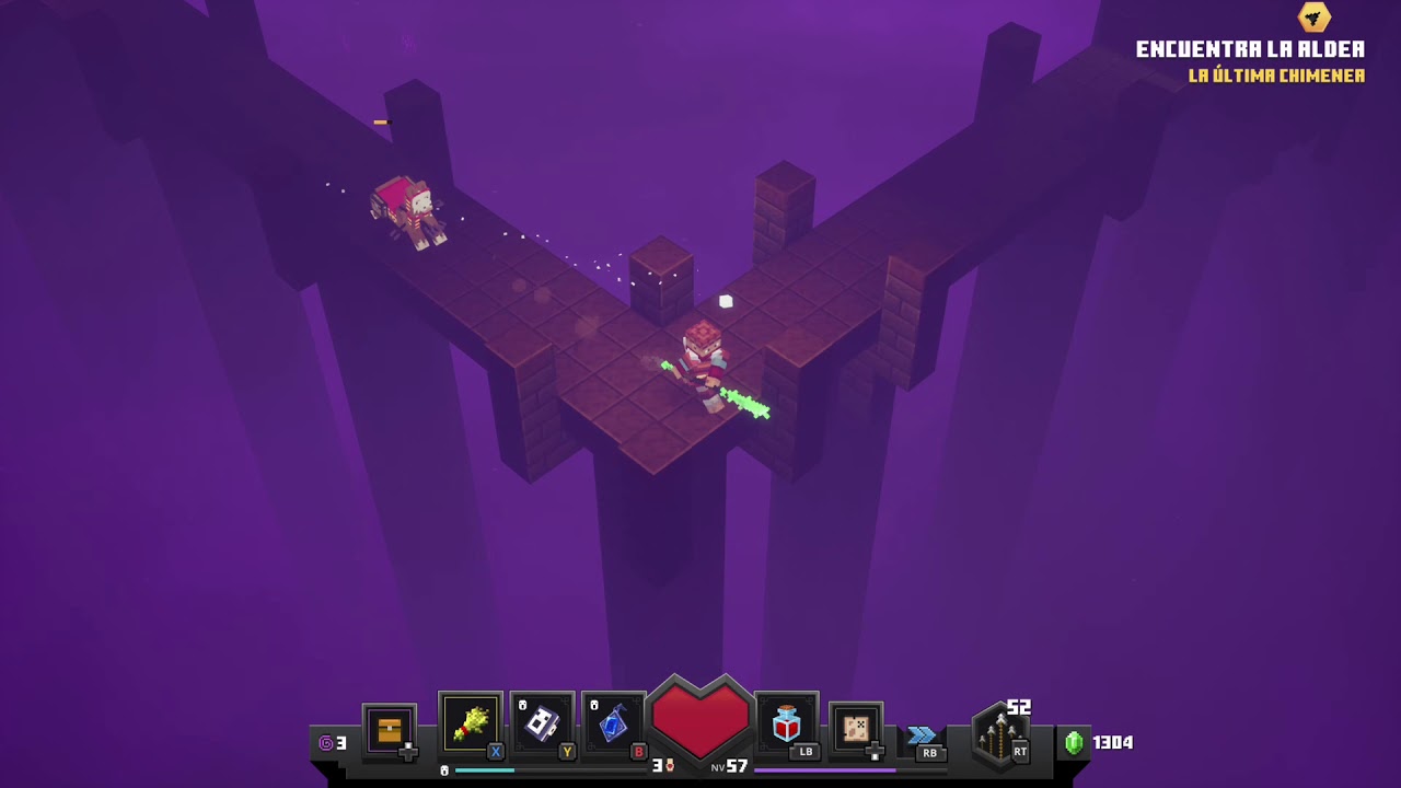 Minecraft dungeons xbox one x - YouTube