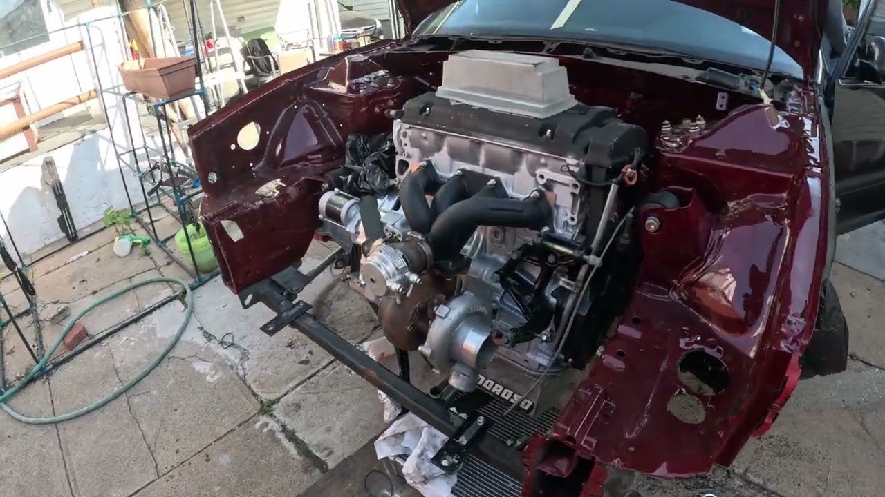 CB7 Accord H22 bigger turbo and Sem Undercoating - YouTube