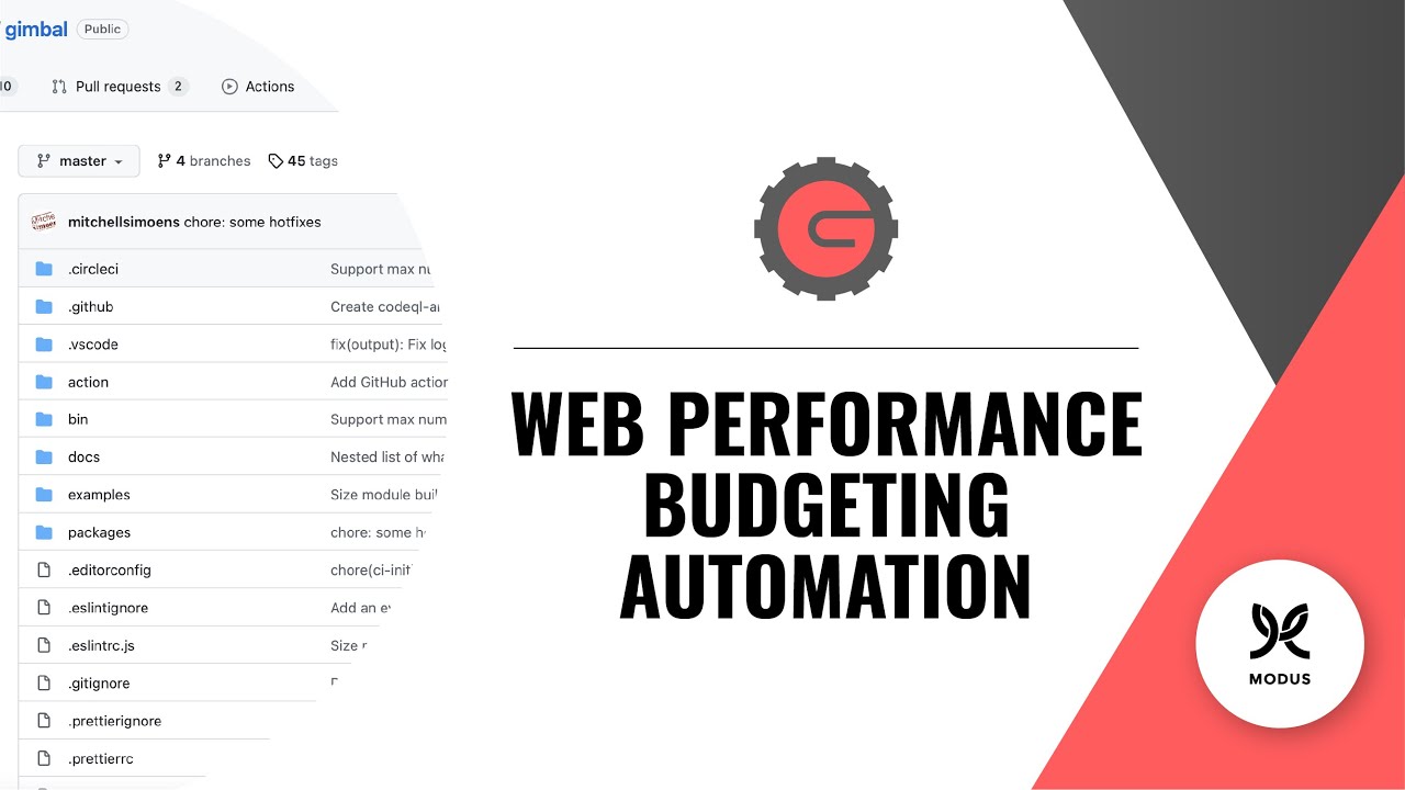 Gimbal - Web Performance Budgeting Automation - YouTube