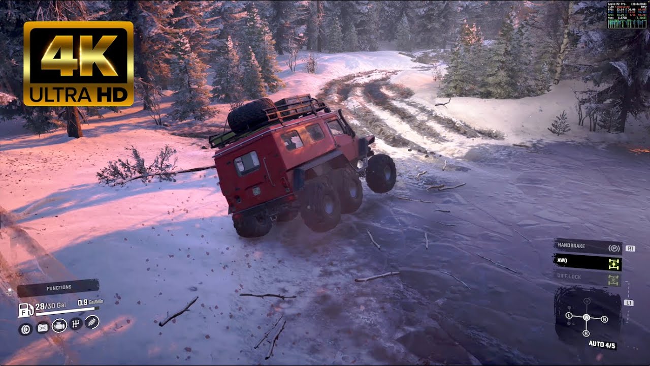 SnowRunner - Drifting YAR 87 | 4K Ultra Graphics - YouTube