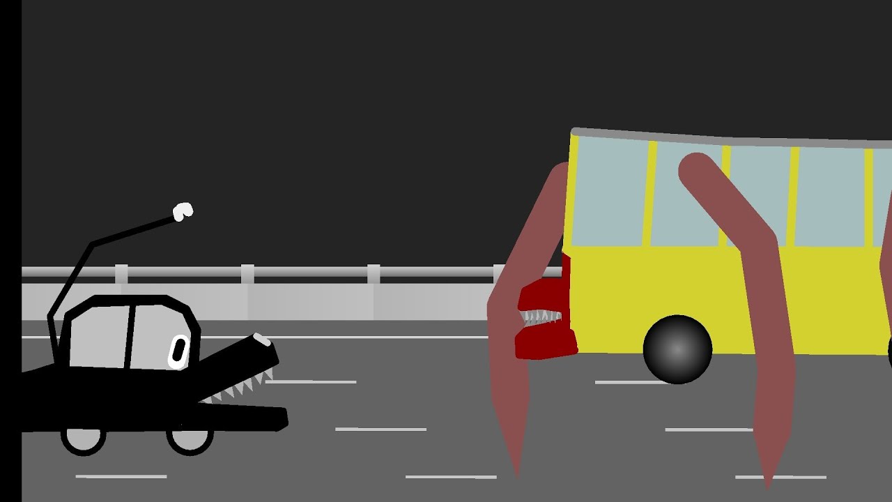 Cartoon Car vs Bus Eater - YouTube