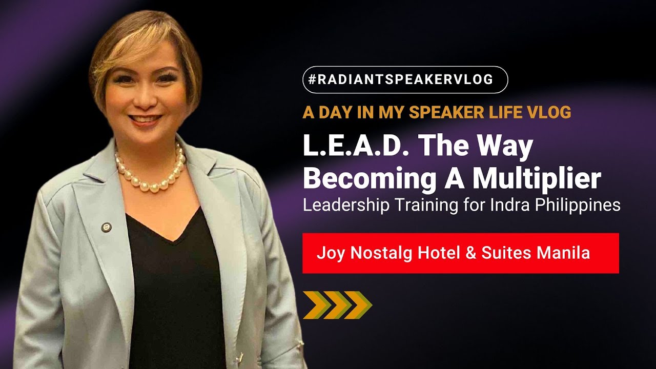 Leadership Training Vlog | Best Motivational Speaker Philippines at ...