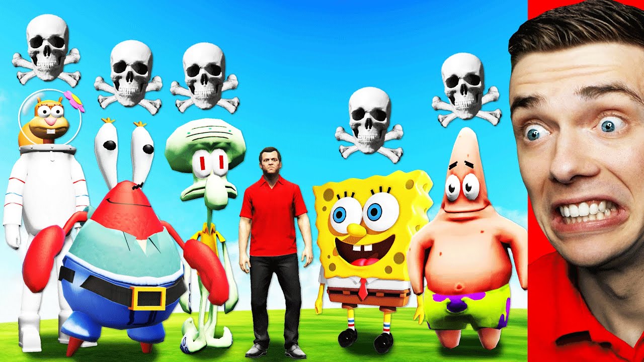 Rescuing SPONGEBOB FAMILY In GTA 5 (Awesome) - YouTube