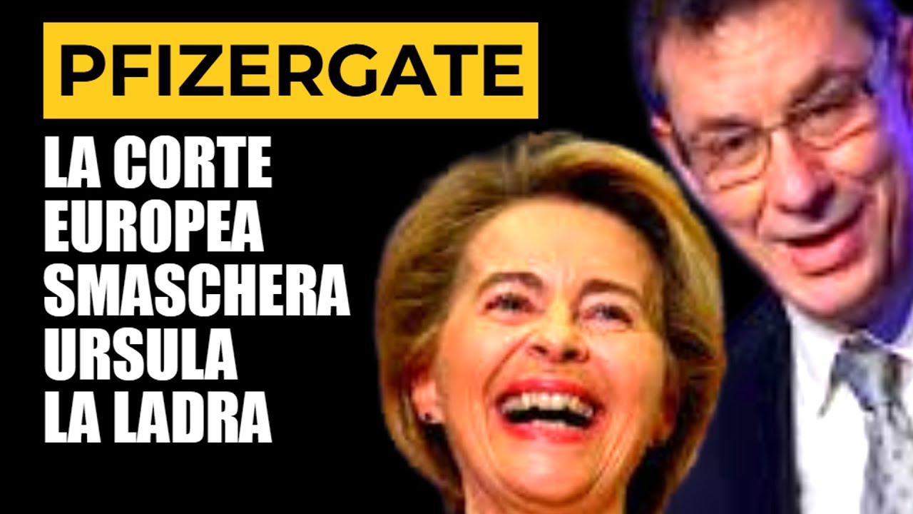 BYOBLU: PFIZERGATE, SMS, GIUSTIZIA EUROPEA CONTRO VON DER LEYEN - YouTube