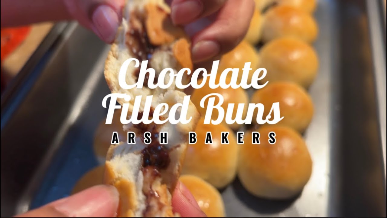Chocolate filled buns! Easy recipes for baking! Chocolate filled recipe ...