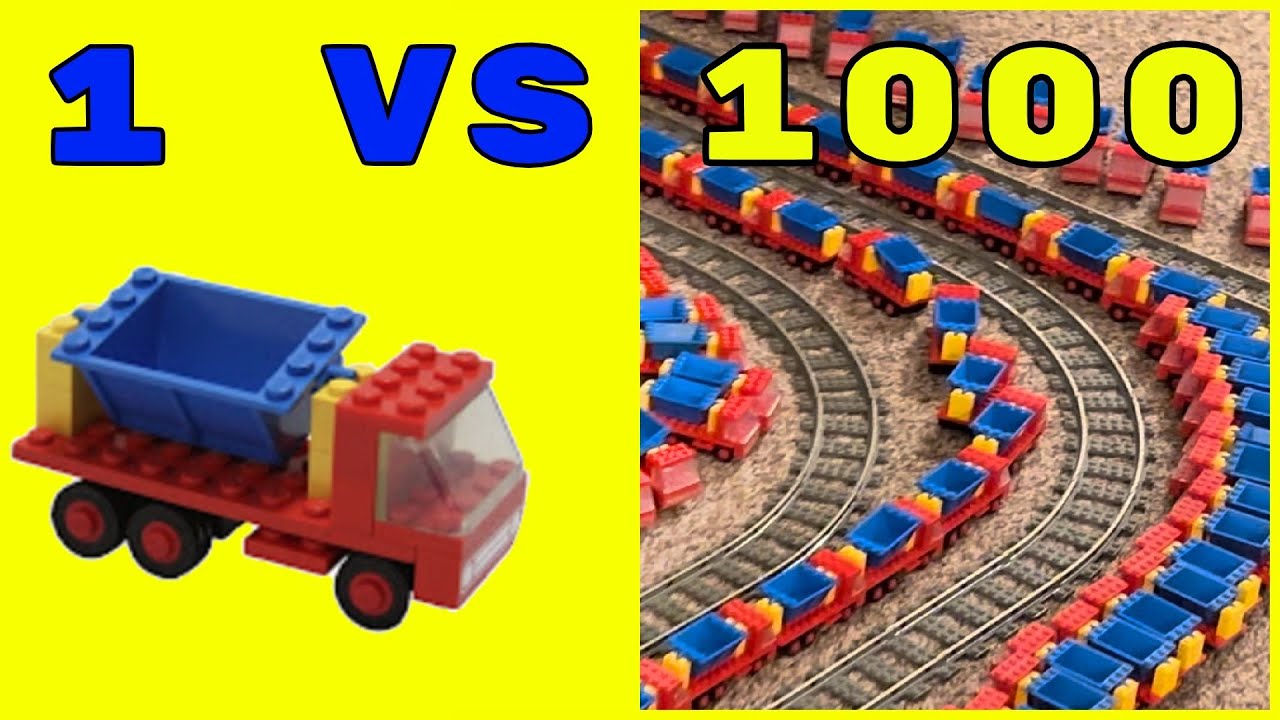 1 vs 1000 LEGO Set Collection - YouTube
