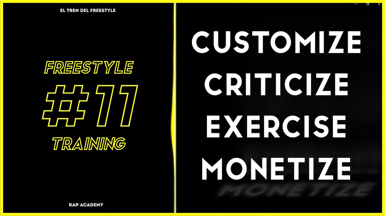 Freestyle Battle Beat with Words - Battle Beat Training - Rap Beat ...