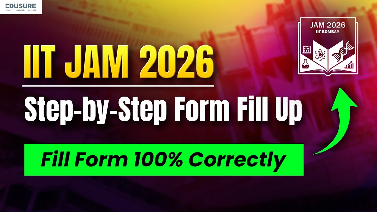 IIT JAM 2026 | How to Fill IIT JAM 2026 Application Form | IIT JAM ...