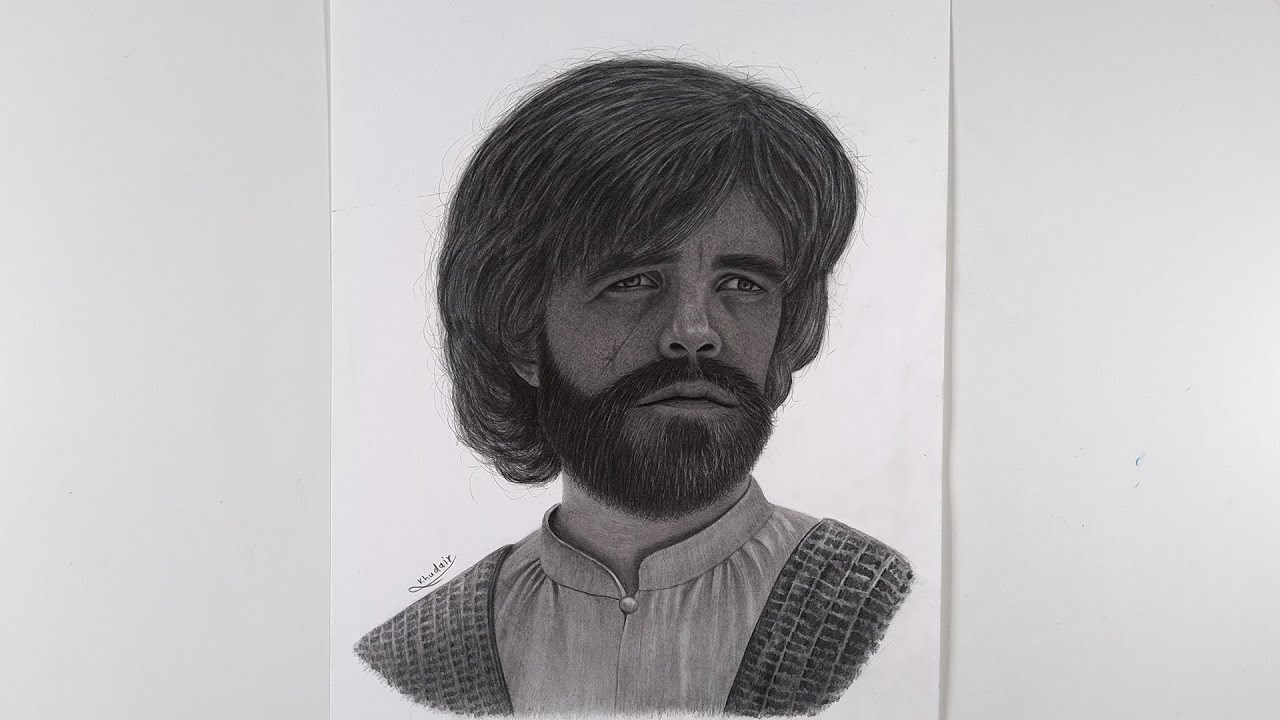 How to draw Tyrion Lannister with pencils || Realistic Drawing - YouTube