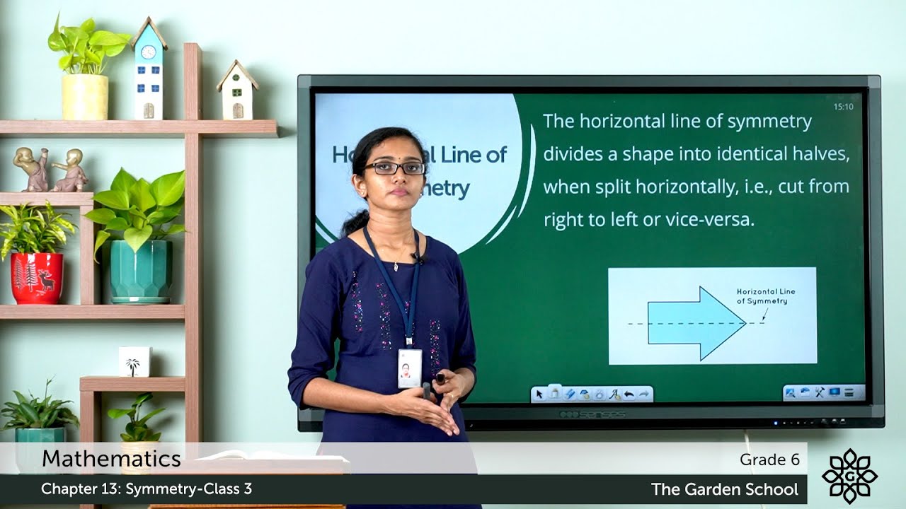 Grade 6 Mathematics Chapter 13 Class 3 Types of Line Symmetry - YouTube