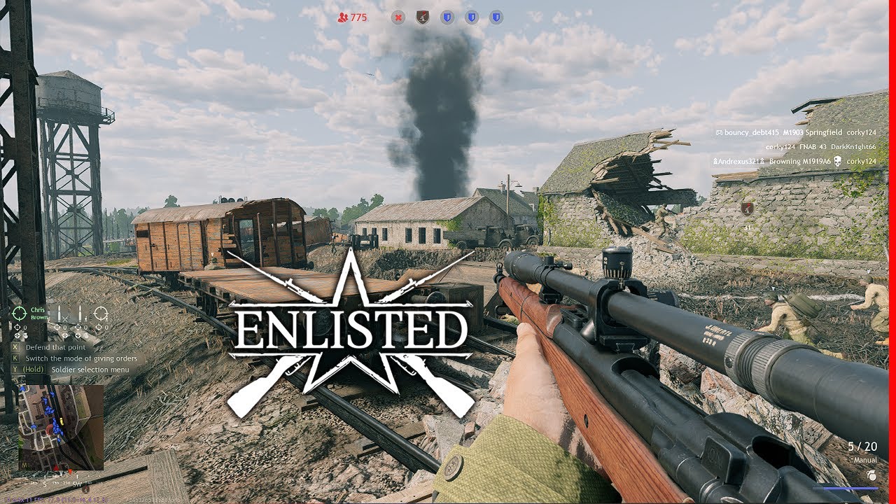 Enlisted Gameplay Best Sniper Shots ! 4K - YouTube