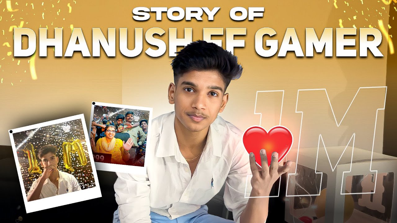 1 Million Special🔥: The Untold Story of Dhanush FF Gamer💔- 0 TO 1M ️ ...