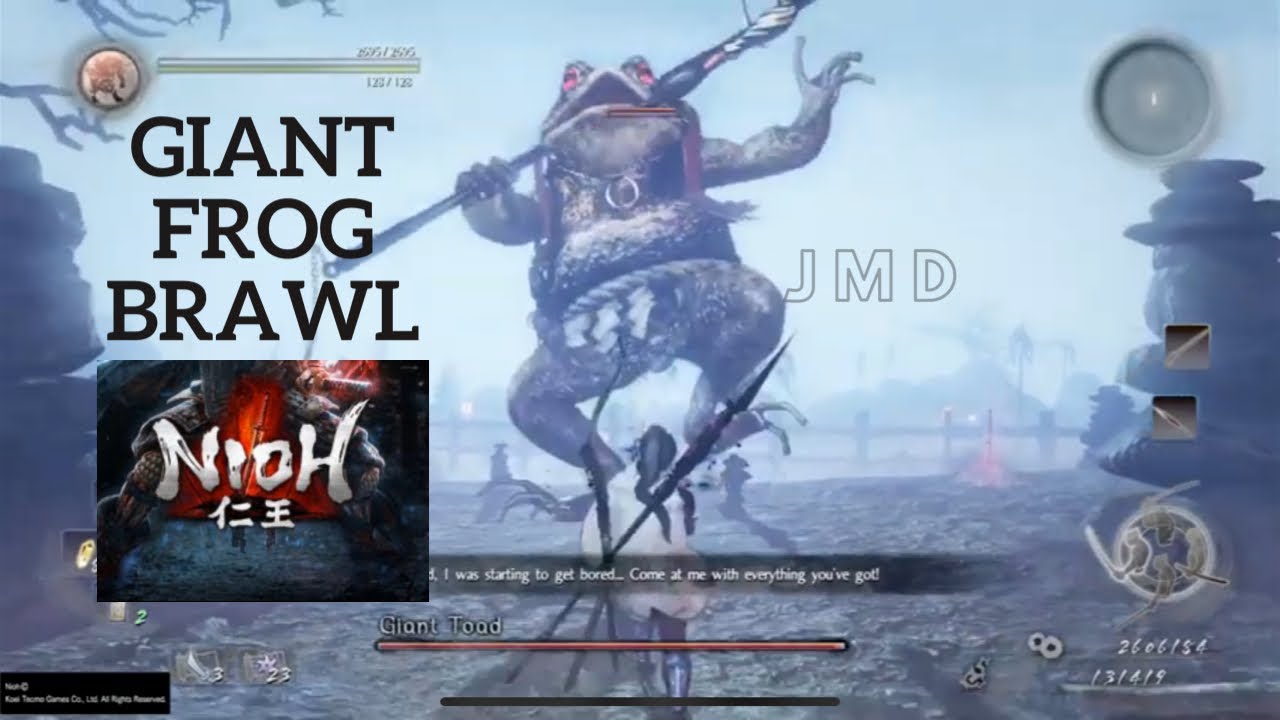 Nioh: Giant Frog Brawl [Boss Fight] - YouTube