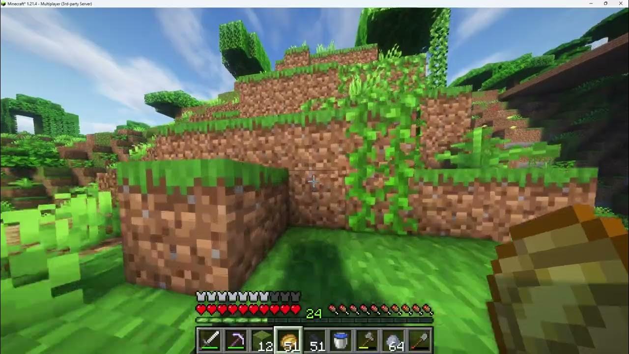 first time mining MEGA projekt mc #10 - YouTube