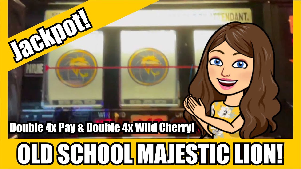 HIGH LIMIT OLD SCHOOL Slot Machine JACKPOT 💰 Majestic Lions 🍒Double 4x ...