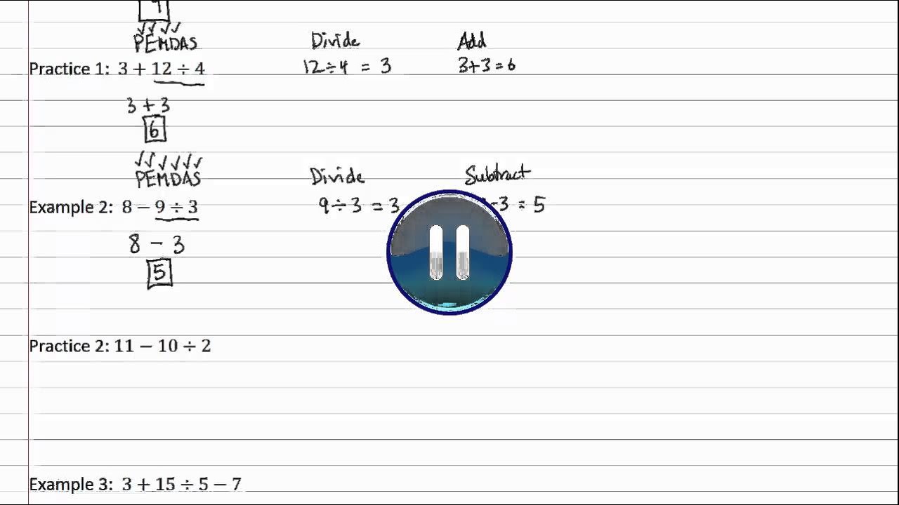 Order of Operations Add, Subtract, Multiply and Divide - YouTube