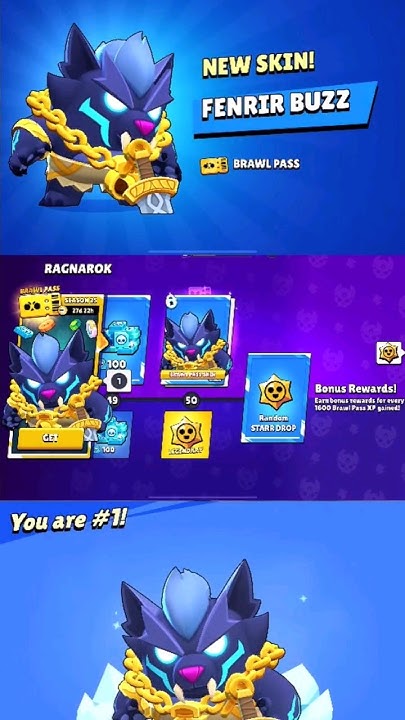 Novo Brawl Pass Plus Ragnarok Atualização De Abril No Brawl Stars Youtube