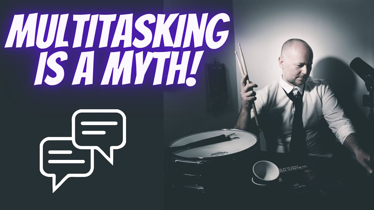 Multitasking is doing many things slowly and badly 🤷‍♂️| Drum Teacher ...