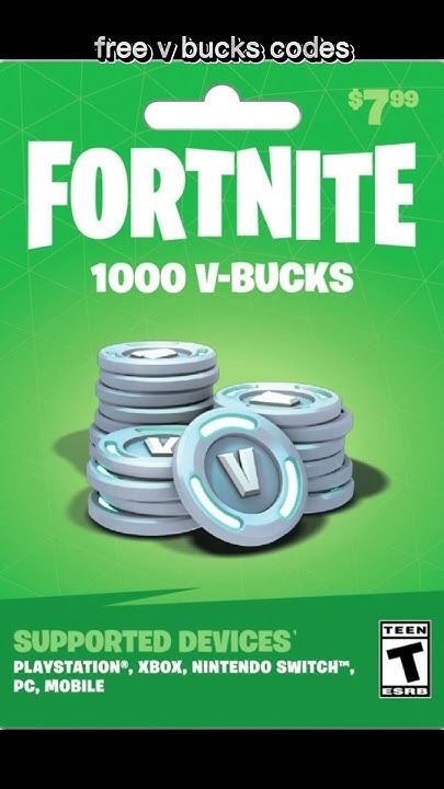 free vbuck codes👍 - YouTube