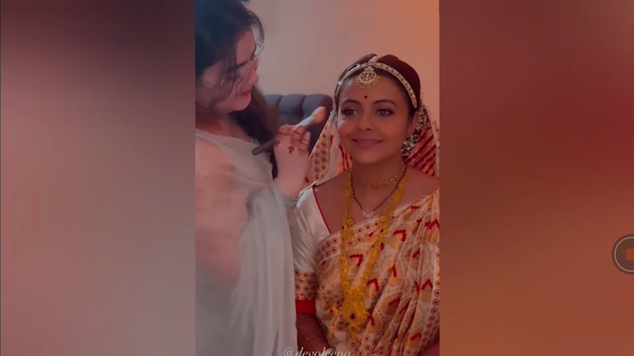 Devoleena Bhattacharjee Wedding Reception First Look | Devoleena ...