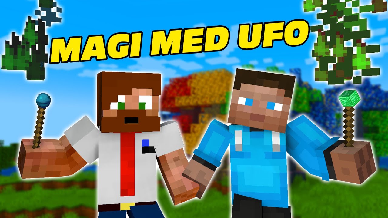 Moddat MINECRAFT-MAGI med @Ufosxm - YouTube