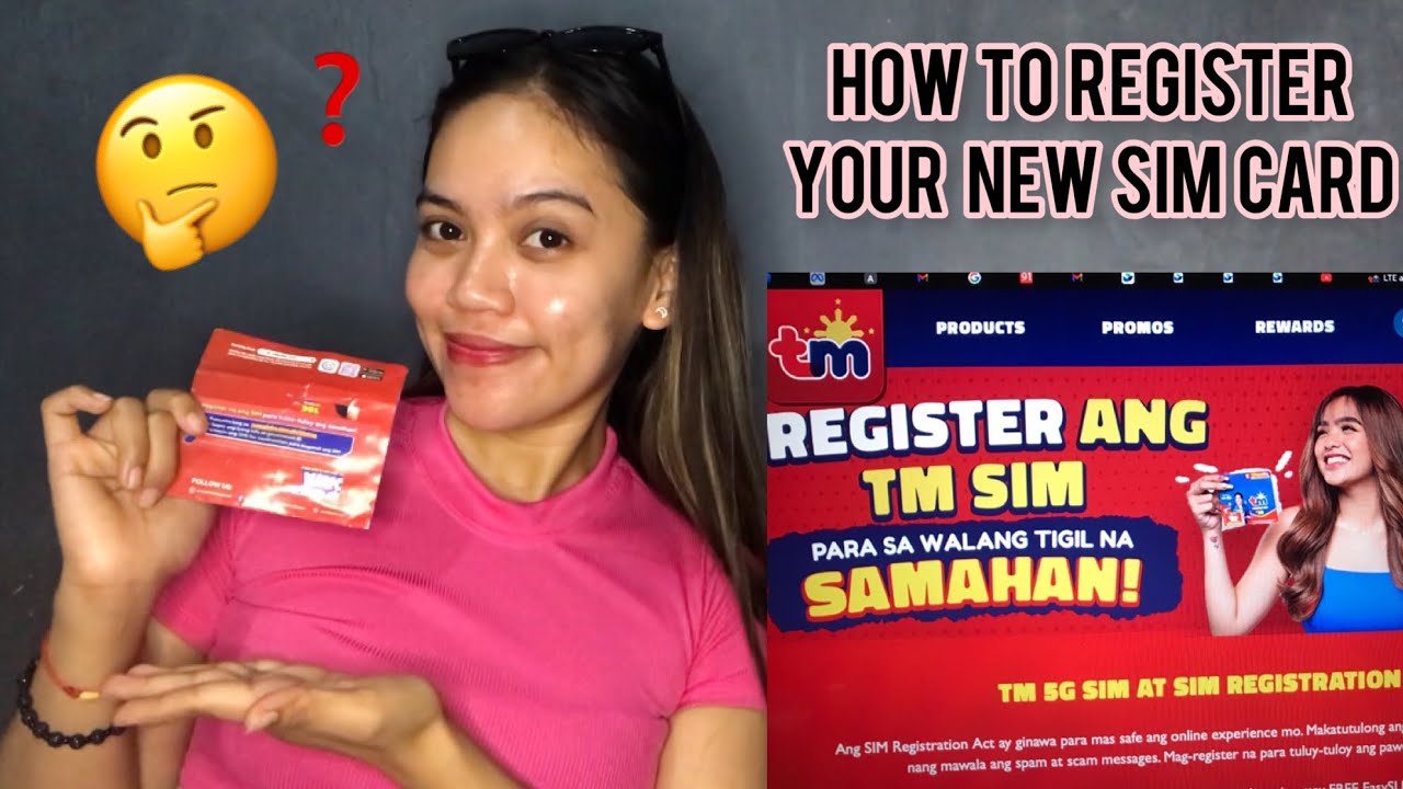 Paano mag rehistro ng bagong sim | Sim Card Registration - YouTube