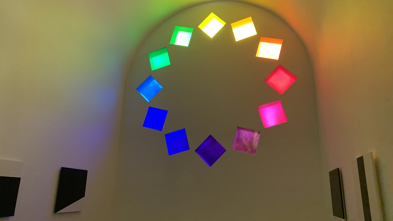 Installation Ellsworth Kelly's Austin Chapel at Blanton Museum of Art ...