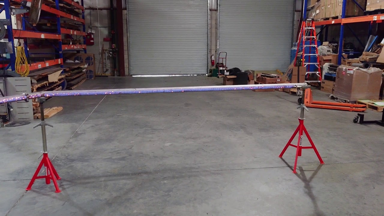 20ft Ribbon Burner - YouTube