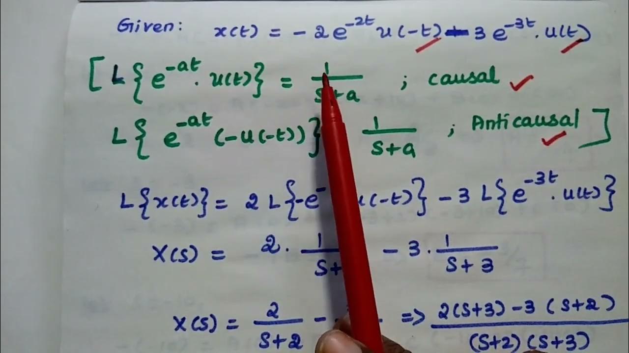 03 - Problem in differential equation - Laplace Transform - Signals and ...