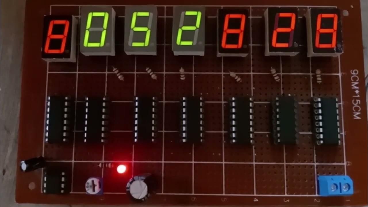 Seven Digits Project. Seven Segment Display ONLY! - YouTube