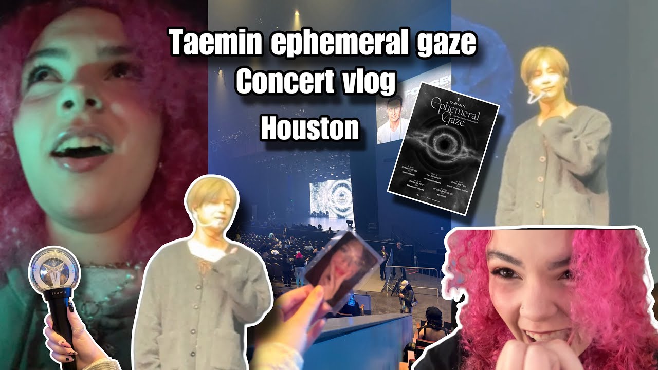 Taemin 1st world tour Ephemeral Gaze | Houston - YouTube