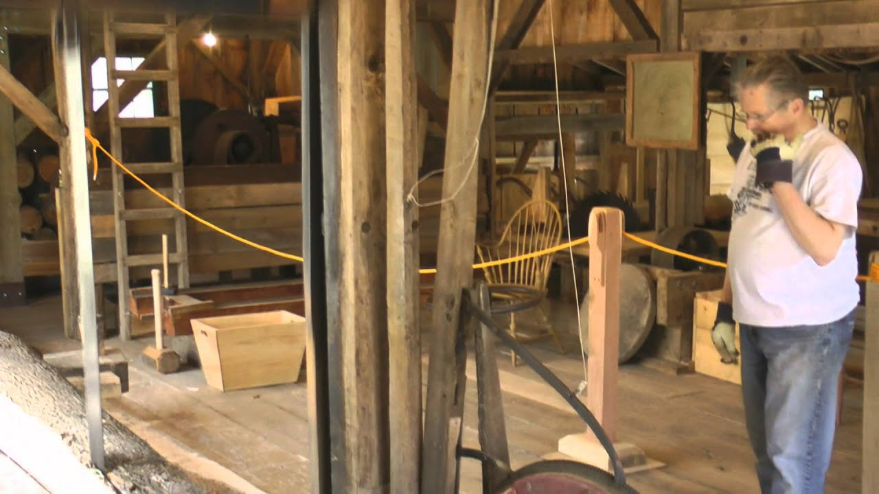 Historic Up and Down Saw Mill - YouTube