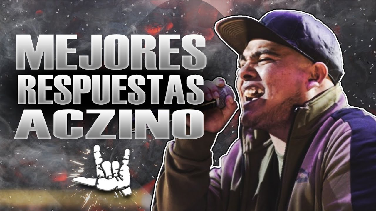 ¡Las MEJORES RESPUESTAS de ACZINO! | Batallas de Freestyle/Rap - YouTube