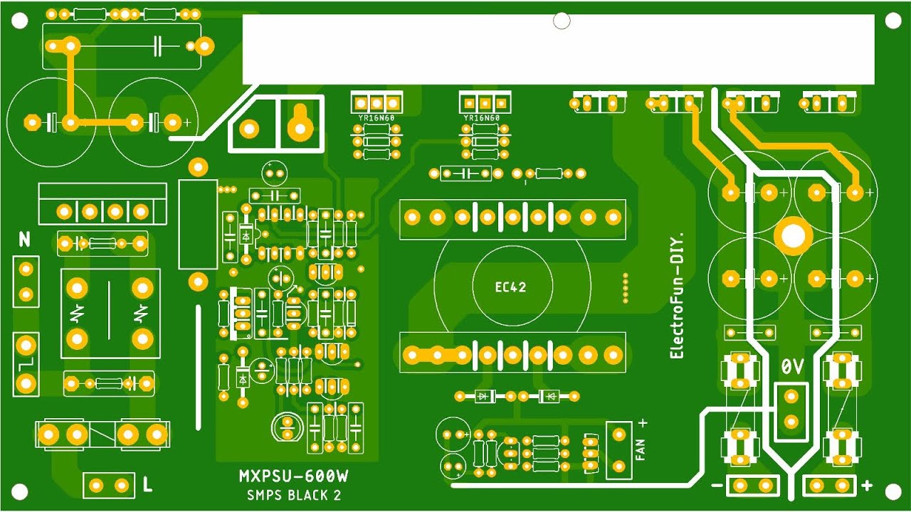 IR2153 SMPS PCB - YouTube