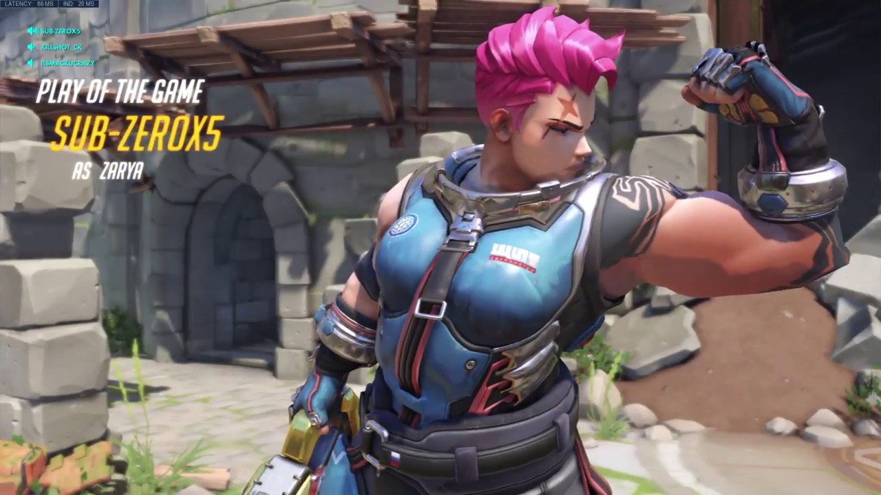 Zarya gameplay 44 EILMS, 14 grav kills - YouTube