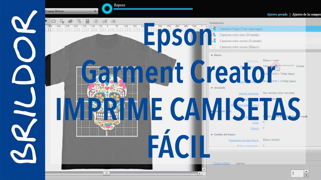 Epson Garment Creator IMPRIME CAMISETAS FÁCIL en tu SC F2000 GRATIS ...