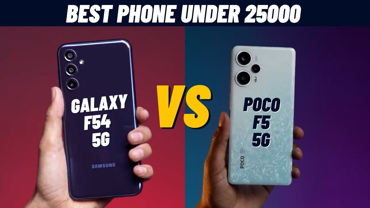 Samsung Galaxy F54 5G VS Poco F5 5G | Best Phone Under 25000 | Zoom ...