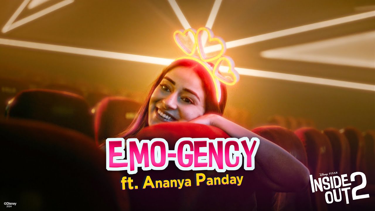 Emo-gency ft Ananya Pandey | Inside Out 2 | In Cinemas June 14 - YouTube