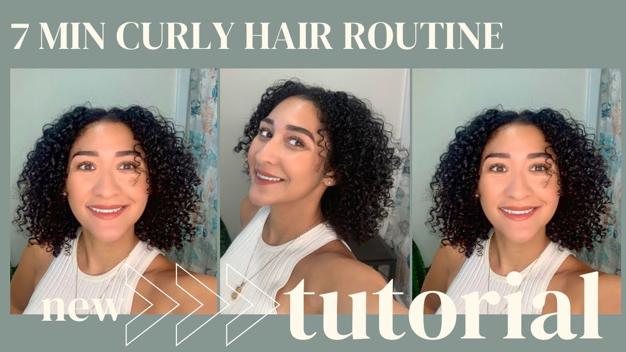 7 MINUTE CURLY HAIR ROUTINE- Hair Pick Edition- BOUNCY Touchable ...