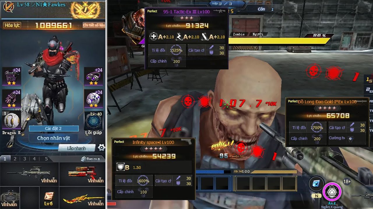 [Truy Kích-RPG] Nâng cấp 1m lc cho 1 con acc vip 0 - YouTube