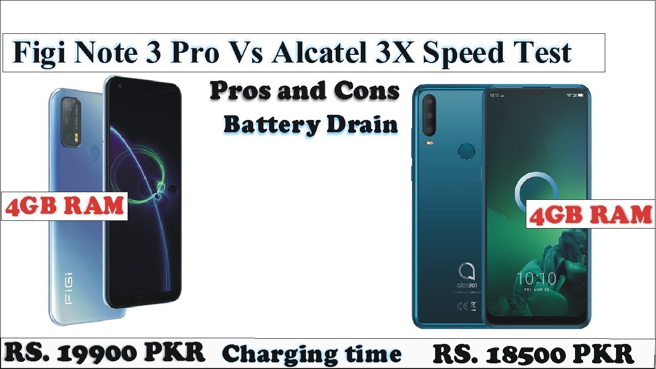 alcatel 3x vs note 3 pro speed test pros and cons | figi note 3 pro vs ...