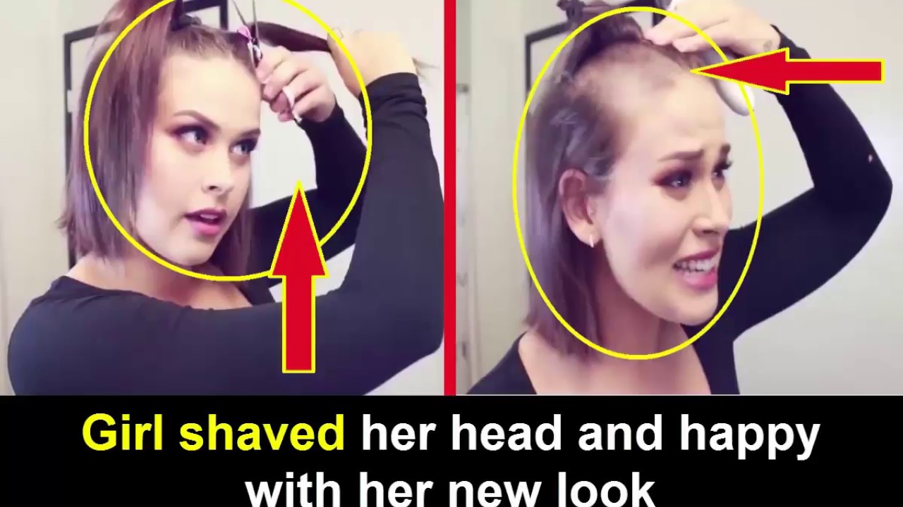 Girl Shaved Her Head And Happy With Her New Look Youtube