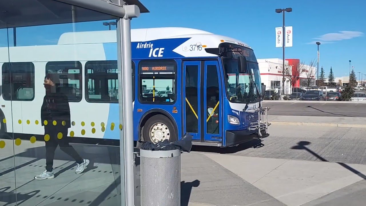 AIRDRIE TRANSIT: Airdrie South Bus Terminal (full terminal tour) - YouTube
