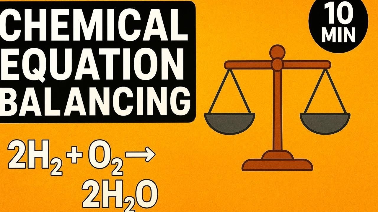 Best Trick to Balance Chemical Equations! Easy Method in 30 seconds ...