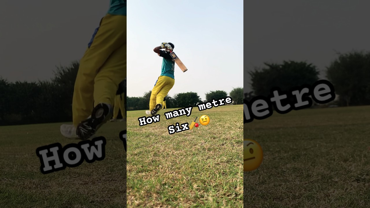 How Many Metre Six 6 cricket cricketlover ipl worldcup YouTube