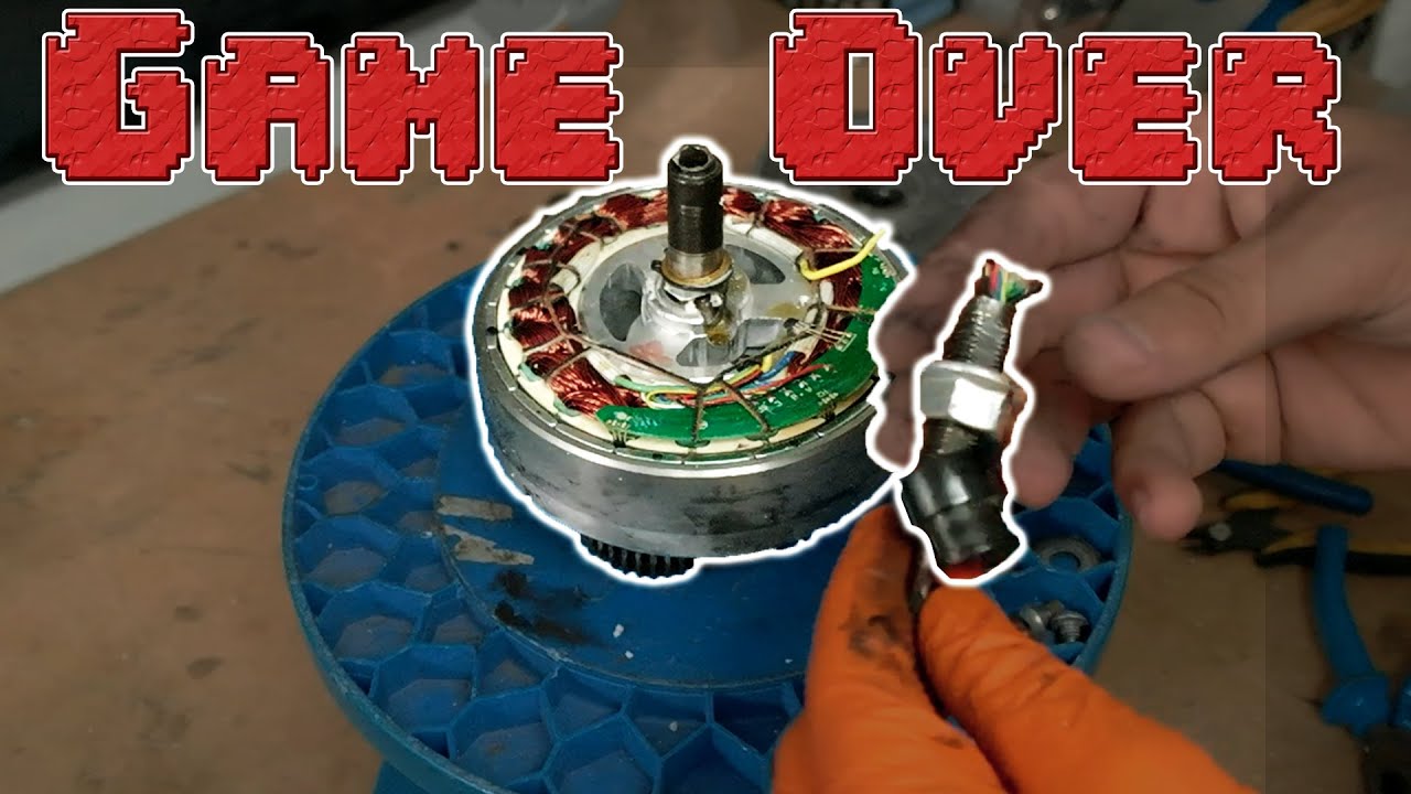 Broken Hub Motor Axle ( Axle and Hall Sensors Repair ) - YouTube