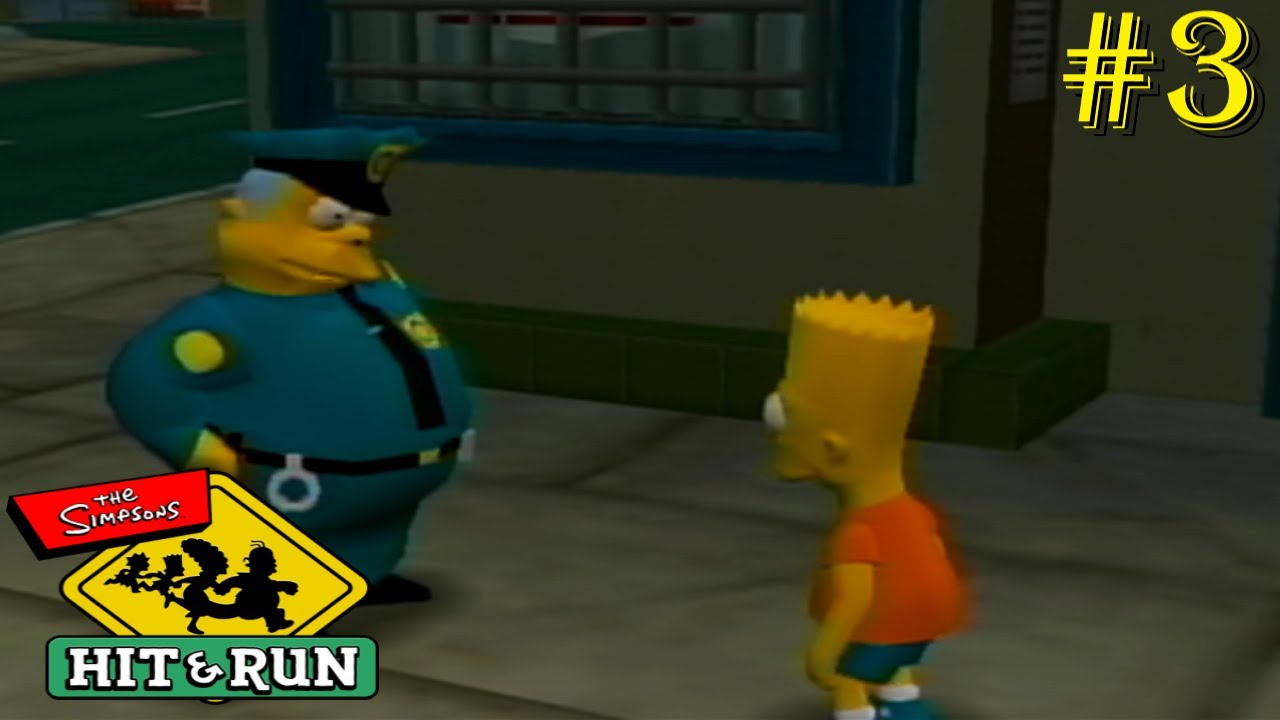 Bart's In Trouble With The Law (The Simpsons Hit & Run Part 3) - YouTube