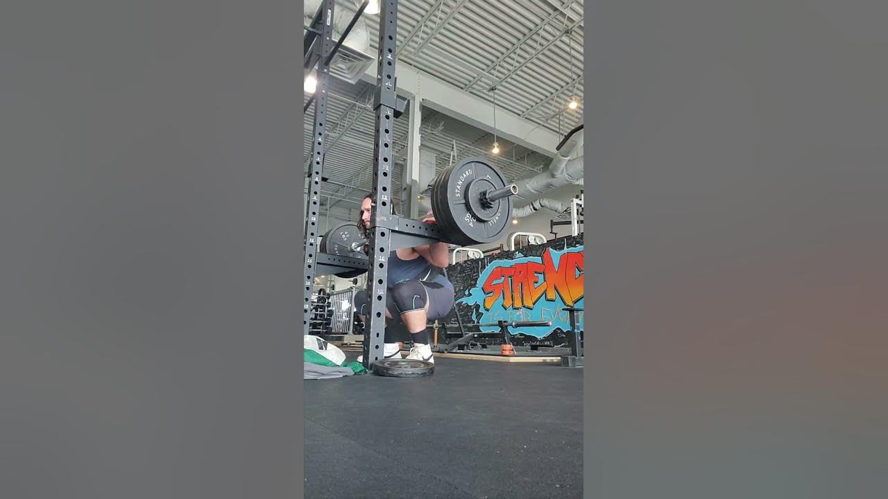 425lb/193kg Squat ×3 - YouTube